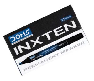 DOMS INXTEN PERMANENT MARKER BLUE BULLET 80748 | Online Book Store ...